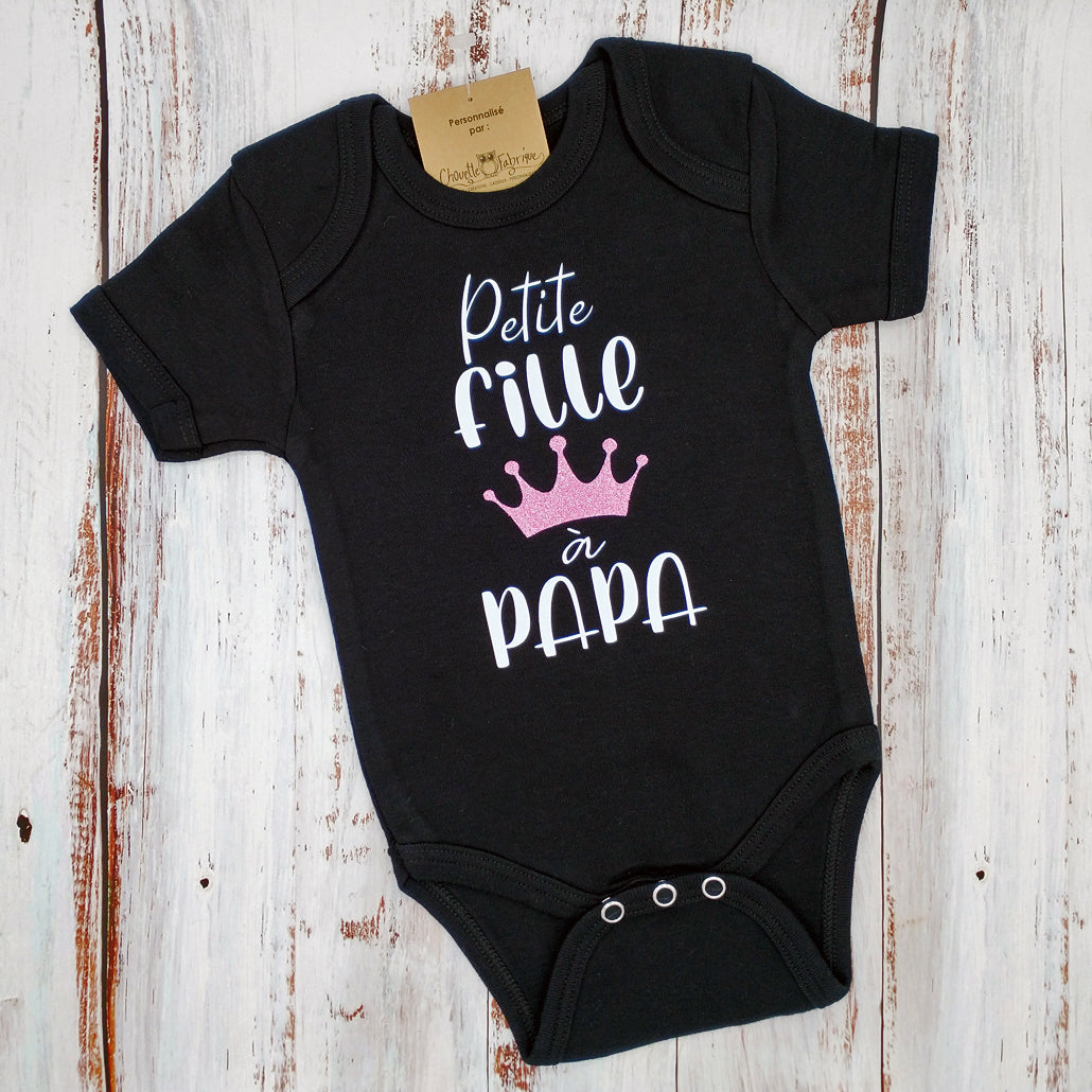 Cache-couche pour bébé - Petite fille à papa - Couronne) – Chouette ...